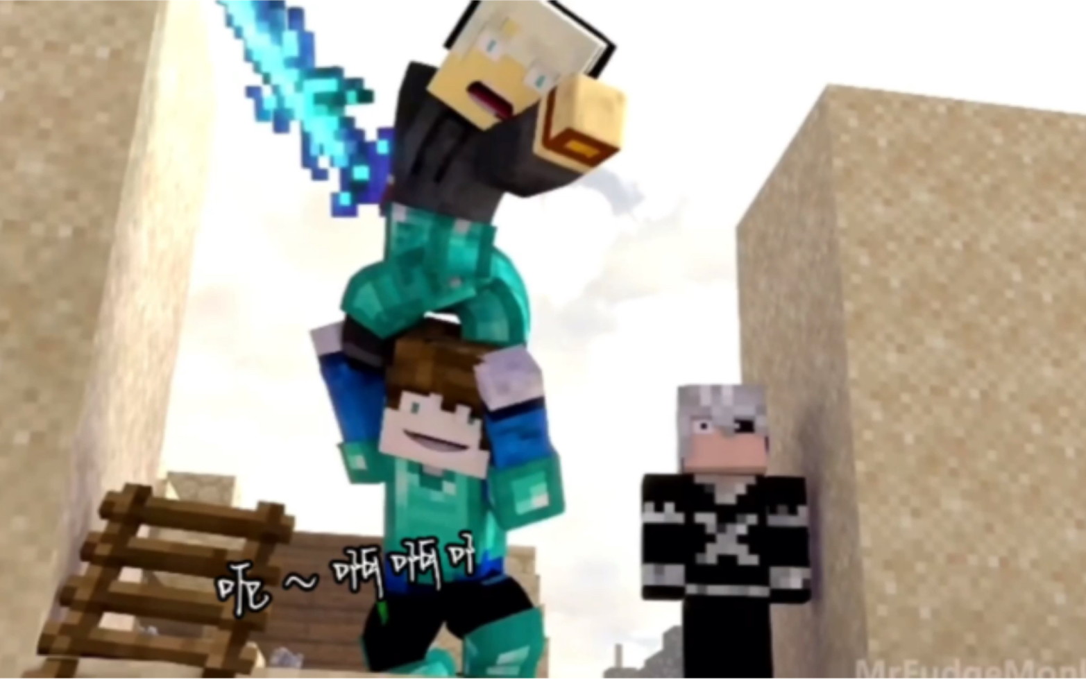 ...一位喜欢玩钻石双弩的传奇背刺王、被刺王的中国赞助商_我的世界