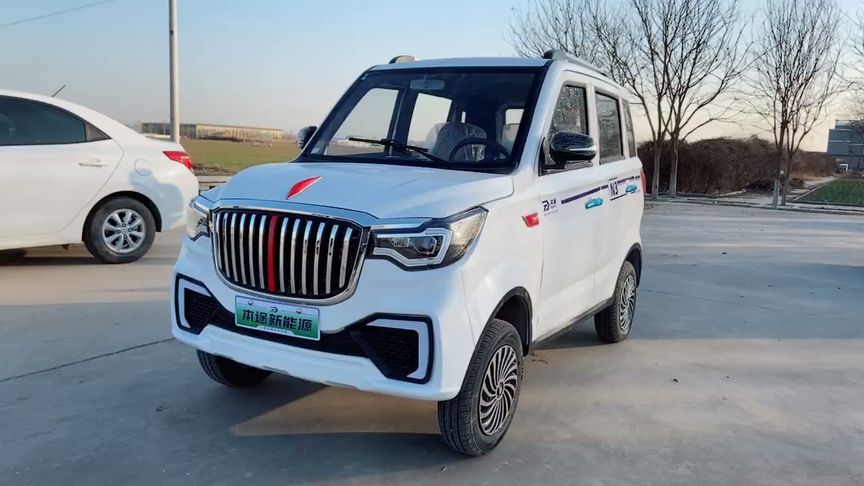 豪华红旗电动轿车,油电两用低速老年代步车,不用驾照看看喜欢吗