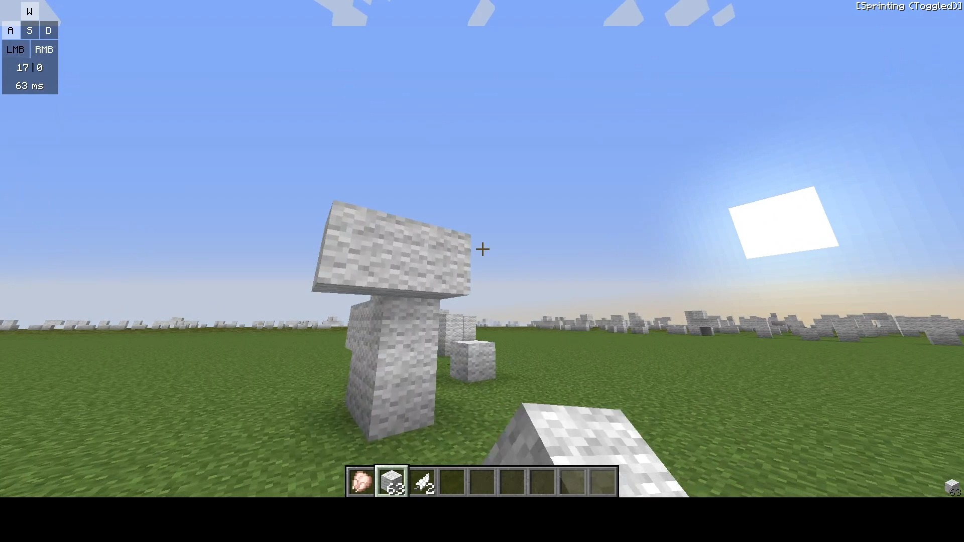 jc上19cps了!_我的世界_第一视角