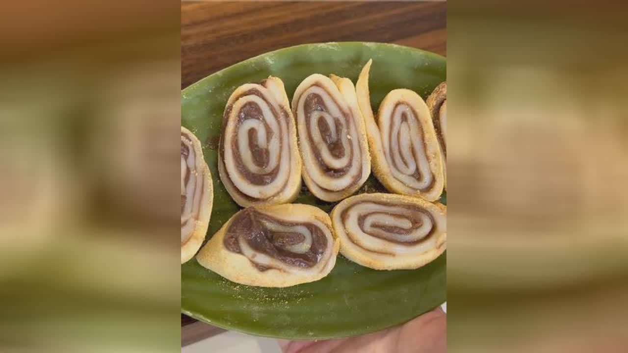 吃点甜食迎接甜甜的一年~#美食 #vlog日常 #萌娃 #微波炉 #美的微波炉