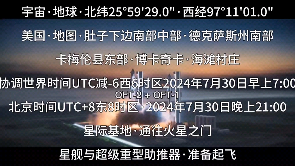 Starship To Mars星舰登陆火星,演示动画,中文汉语字幕简解完善版,OFT...