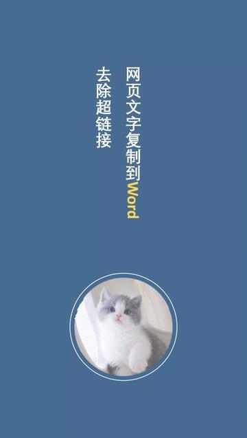 .b>到Word去除超链接.