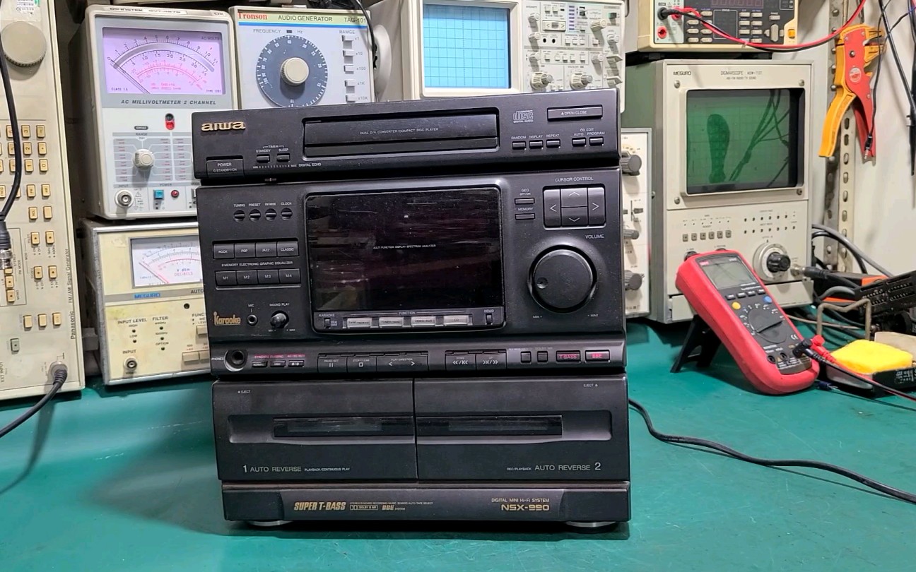维修打理一台90年代的经典组合音响爱华990