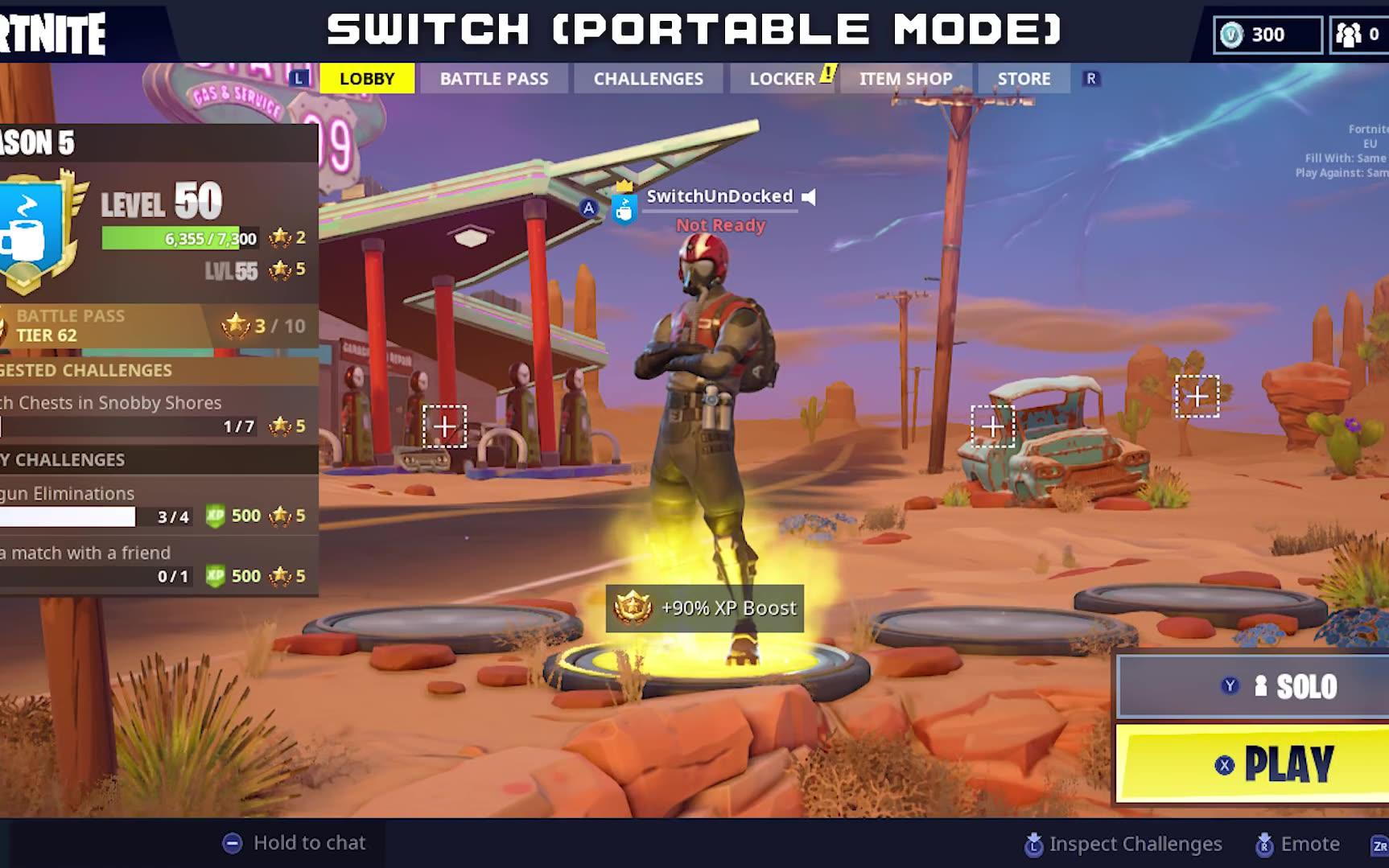 堡垒之夜版本对比—switch对比安卓(三星s9+)