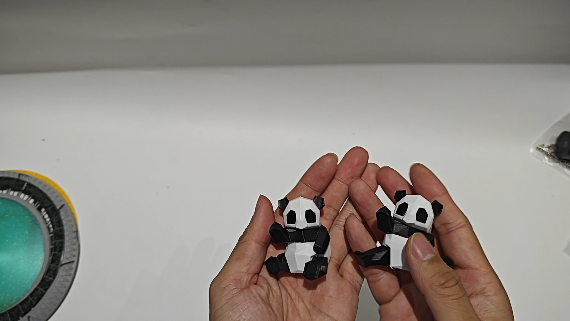 3d打印 磁吸熊猫拼接玩偶