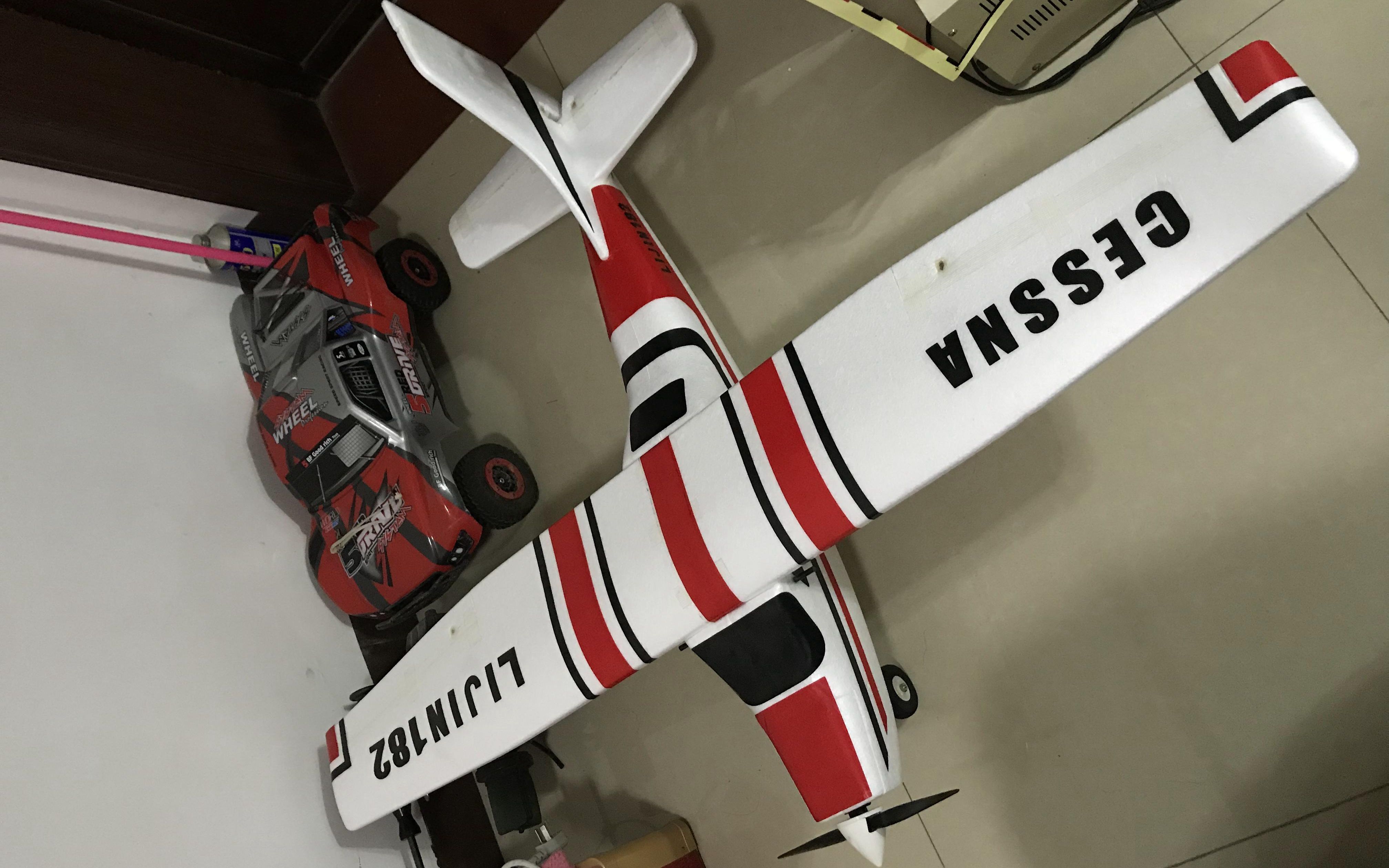 【遥控固定翼飞机】塞斯纳 遥控固定翼飞机 航模飞机田间飞行玩耍 ...