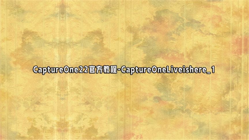 CaptureOne22官方教程-CaptureOneLiveishere_1【转载】