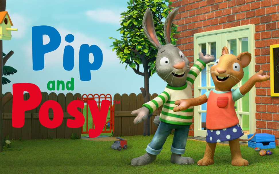 【中英文动画+绘本伴读】英语启蒙情绪管理动画片波西和皮普Pip and ...
