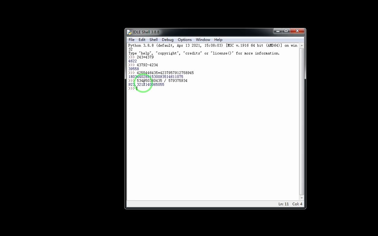 Python初级·第01次上机实验