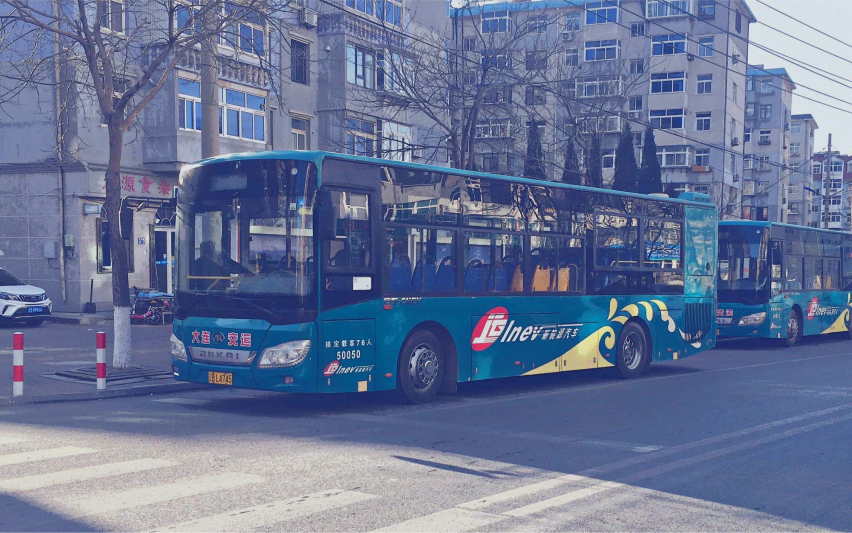 【20-大连公交POV】大连市旅顺口区32路(启新街→启新街)临时走向...