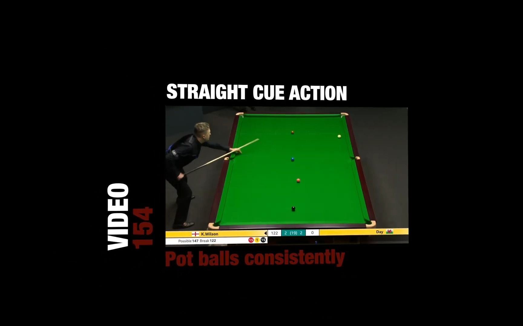 Barry Stark斯诺克教学 154. 稳定性的秘诀-运杆要笔直 Straight Cue ...