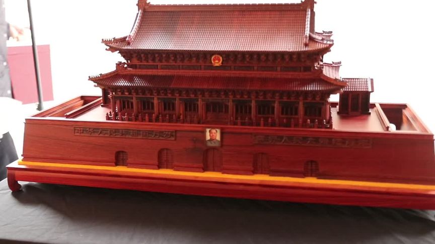 古建筑模型沙盘#古建筑之美 #传承文化 #古建筑枓栱模型制作