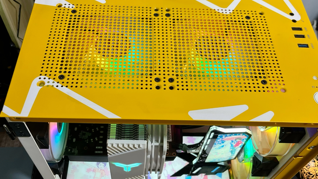 ...定制灯板,显卡支架i5 10600kf 16g内存 250g固态+2t机械+华硕b460m