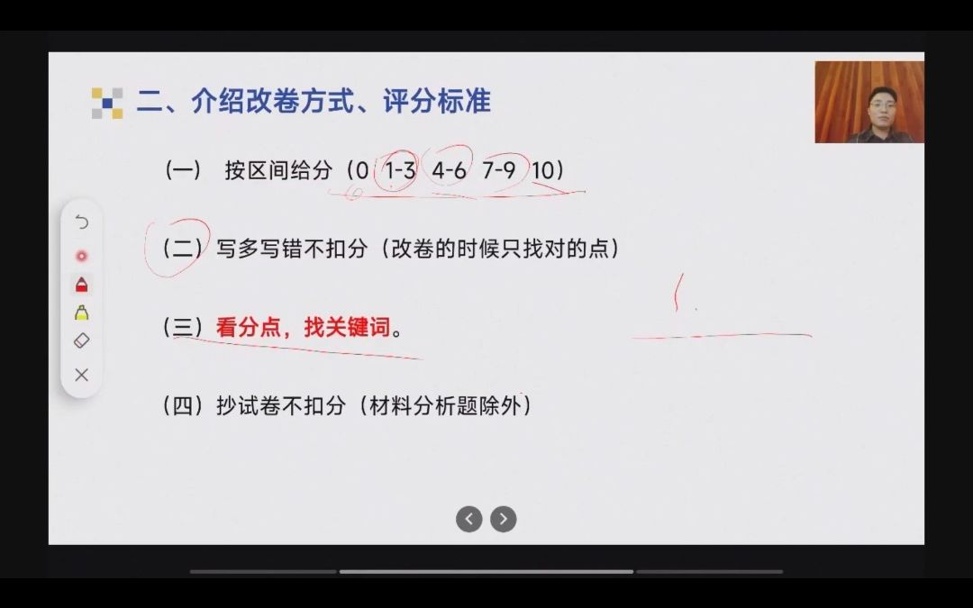 广东普通专升本政治考试改卷的方式、评分标准是?(4)