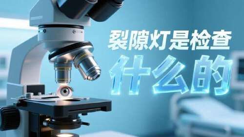 眼睛的"显微镜"裂隙灯:你的角膜、晶体、眼底都逃不过它的法眼!