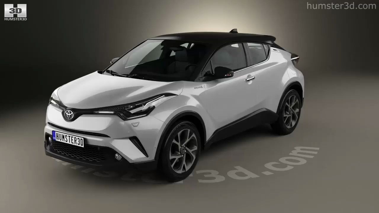 丰田Toyota C-HR真实汽车高质量3D模型