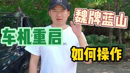 魏牌蓝山车机重启如何操作