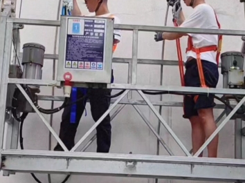 高处作业之吊篮实操培训#吊篮#高处作业