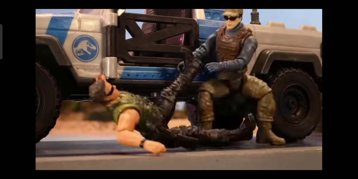 美泰侏罗纪世界追踪者恐龙动画第二集海滩上的遭遇