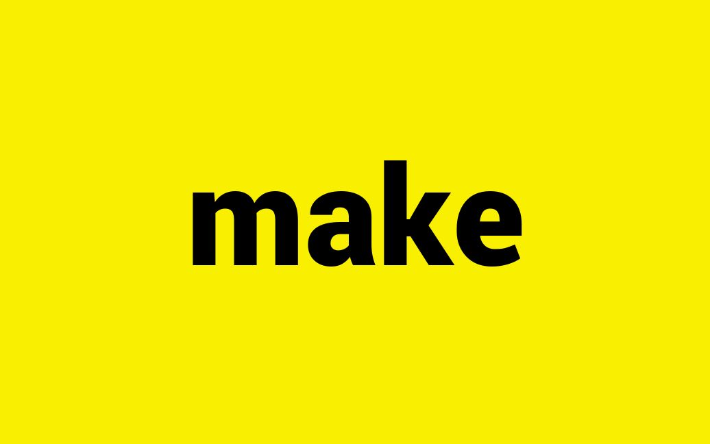 英语常用动词搭配——make篇