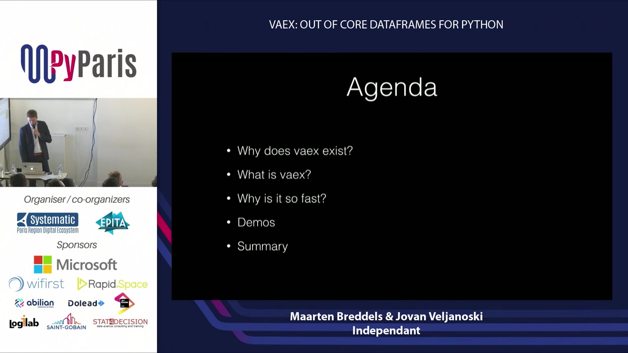PyParis 2018 - Vaex: Out of Core Dataframes for Python