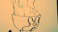 香喷喷的《大米饭》简笔画教学,宝宝轻松学会,零基础入门绘画教程