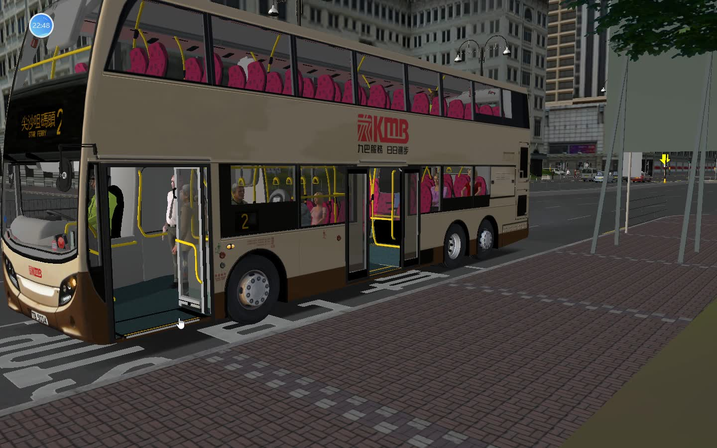 巴士模拟2 【九巴服务天天进步】香港西九龙2路(2/2)_游戏热门视频