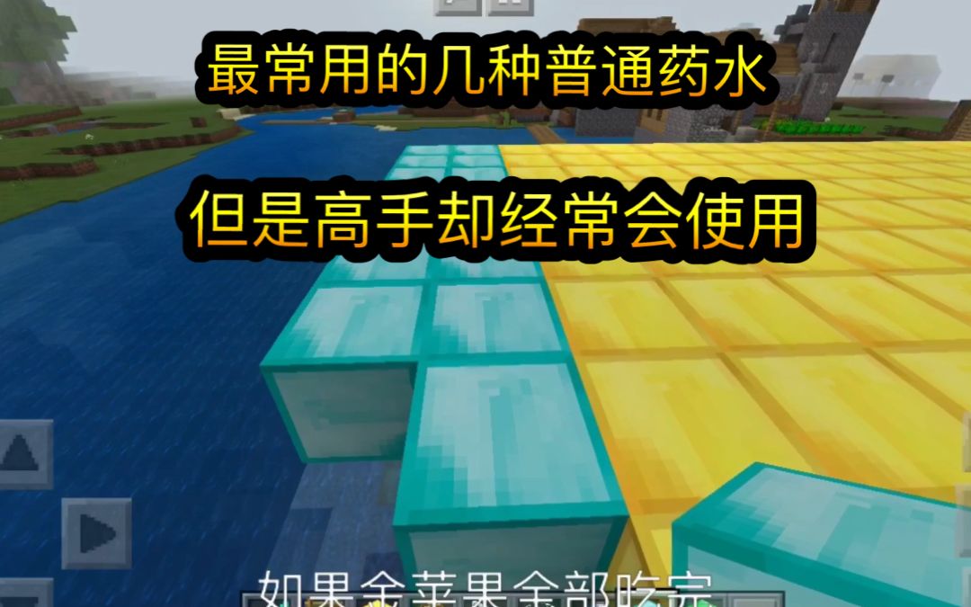 我的世界:最常用的几种普通药水,但是高手却经常会使用