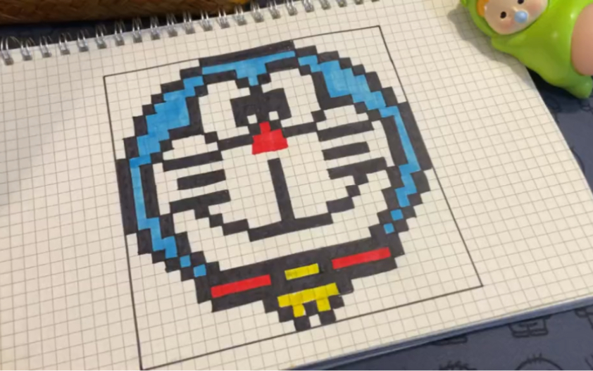 哆啦a梦像素画