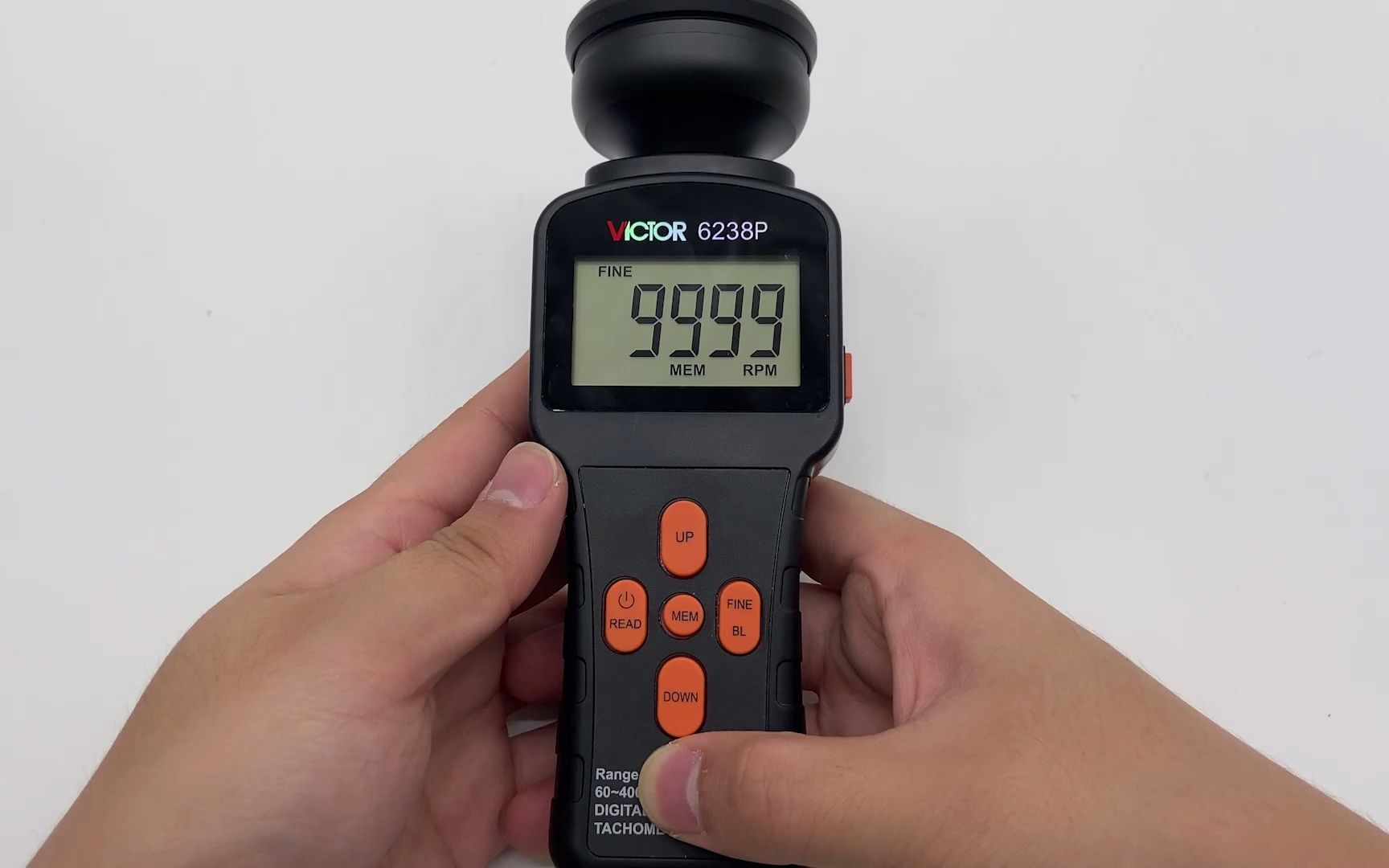 胜利仪器VICTOR 6237P/6238P闪屏仪转速表使用介绍