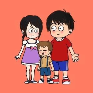小宝一家人