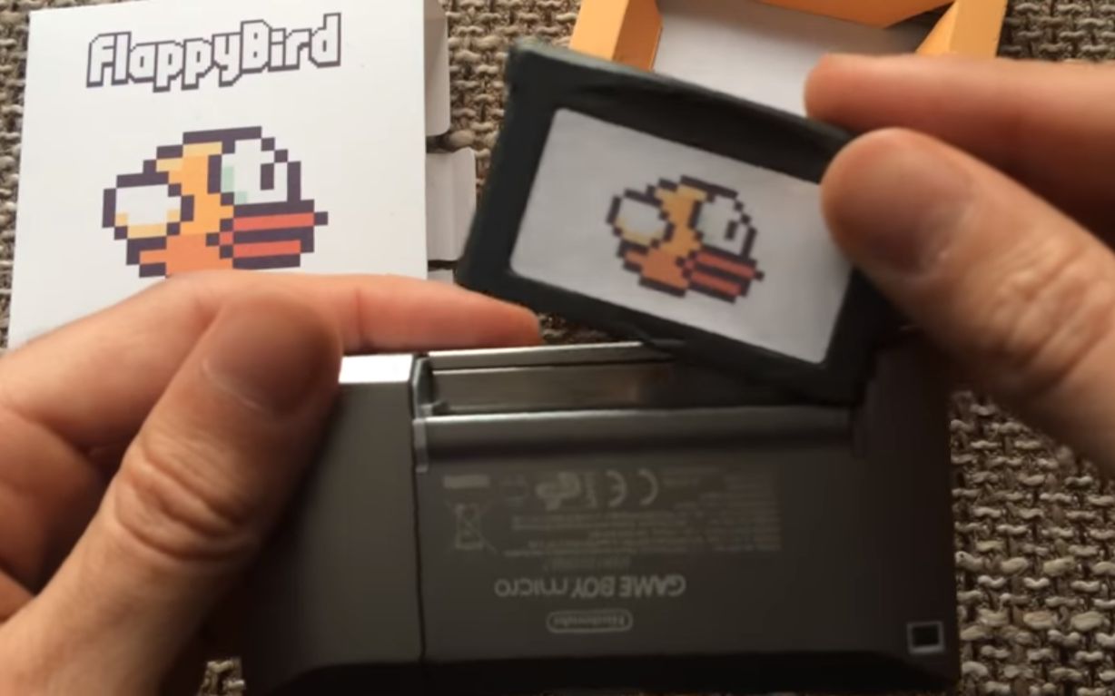 【GameBoy】在GameBoy上玩Flappy Bird 还有实体卡带?