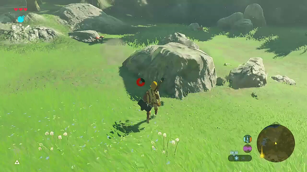 塞尔达旷野之息 新手如何轻松狩猎石头人