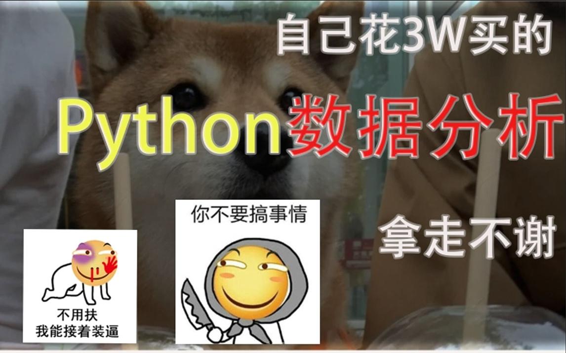 Python课程天花板,数据分析零基础入门教程+实操案例,SQL数据分析...