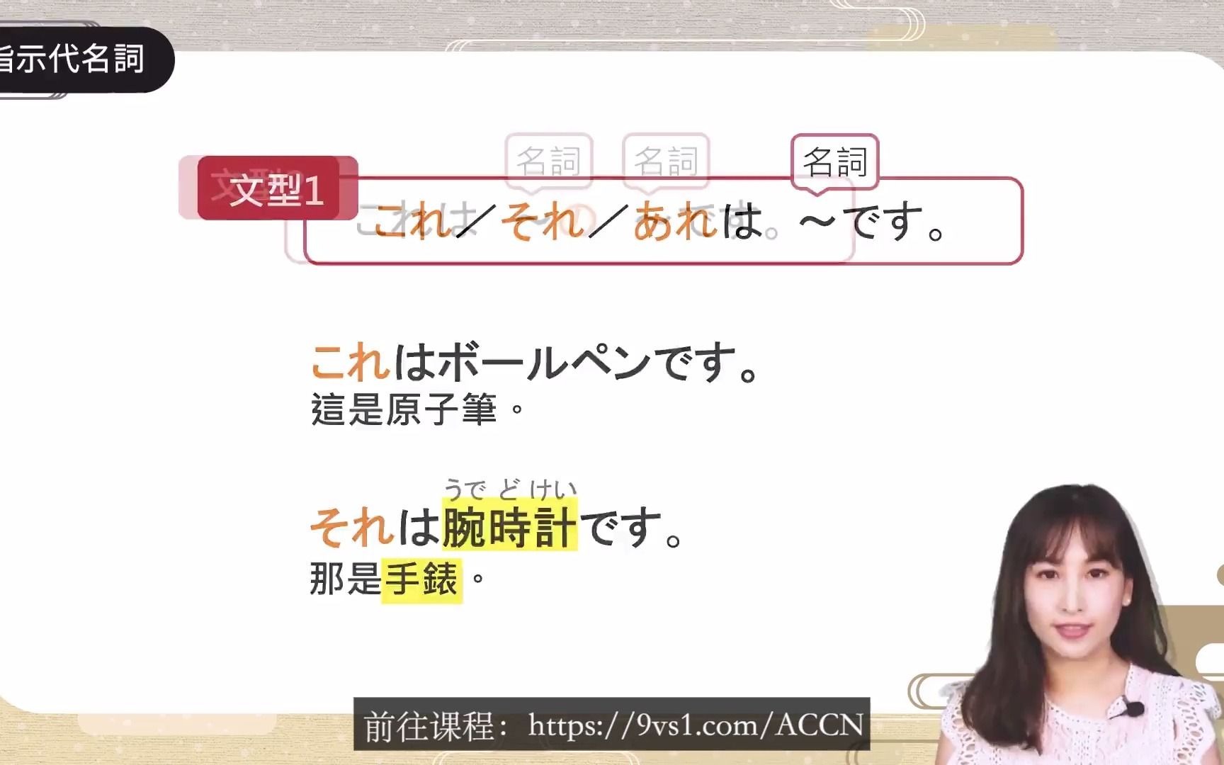 LiveABC 互动日本语主编带你搞定N5基础文法:指示代名词