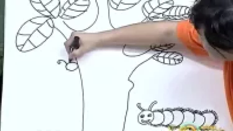 儿童绘画入门教程视频 幼儿园教学简笔画