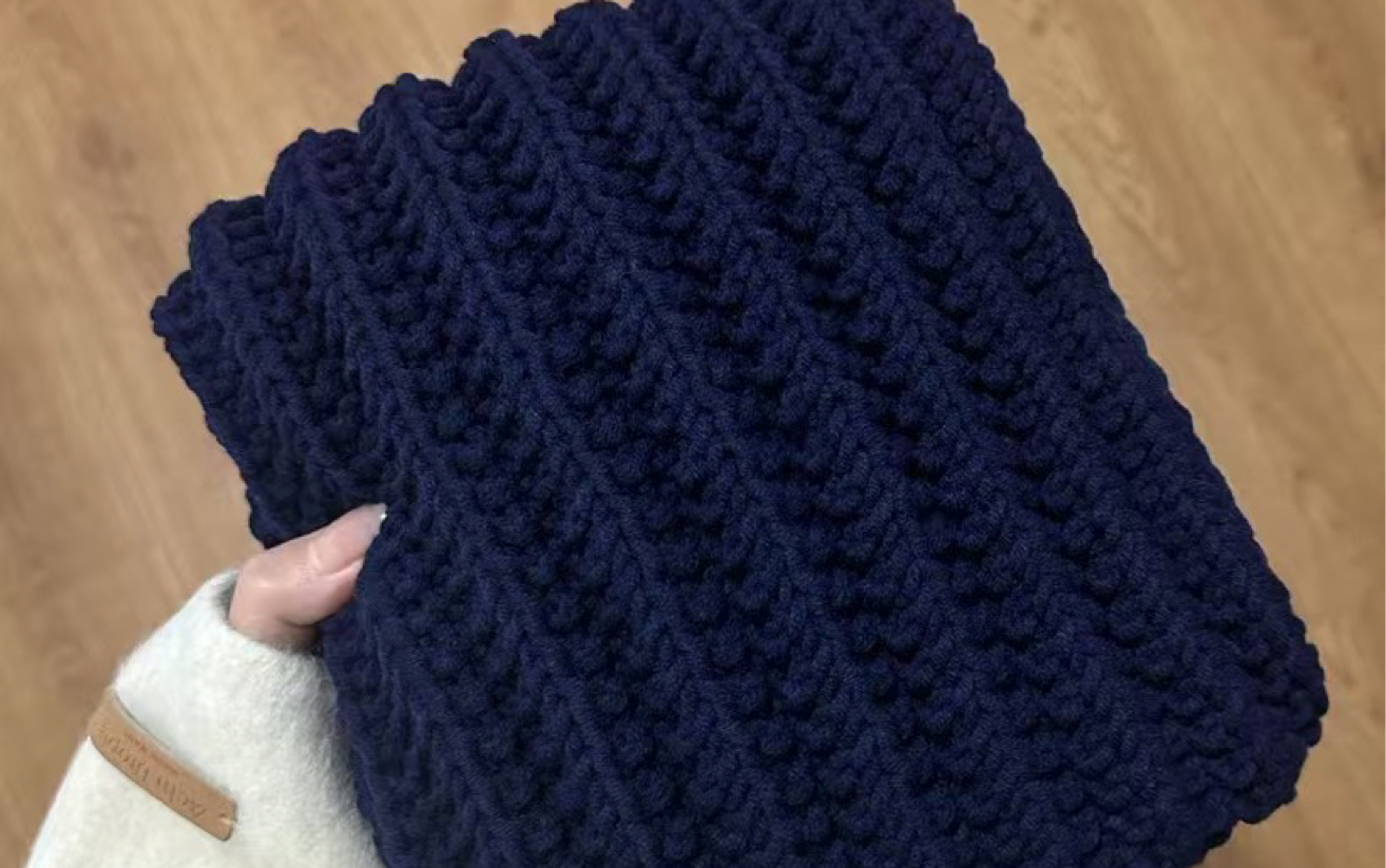 比双元宝还简单的!相思扣围巾|适合新手的详细教程(一)