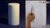 圆柱体的形体和明暗的画法步骤详解,初学素描如何画圆柱体