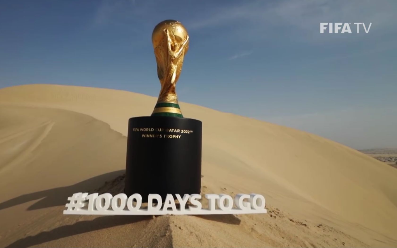 FIFA2022卡塔尔世界杯倒计时1000天