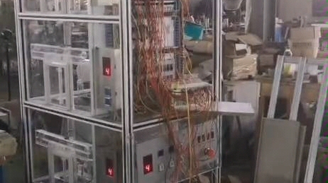 透明电梯教学模型实训装置,实验台在生产调试中,详见北京京工科业...
