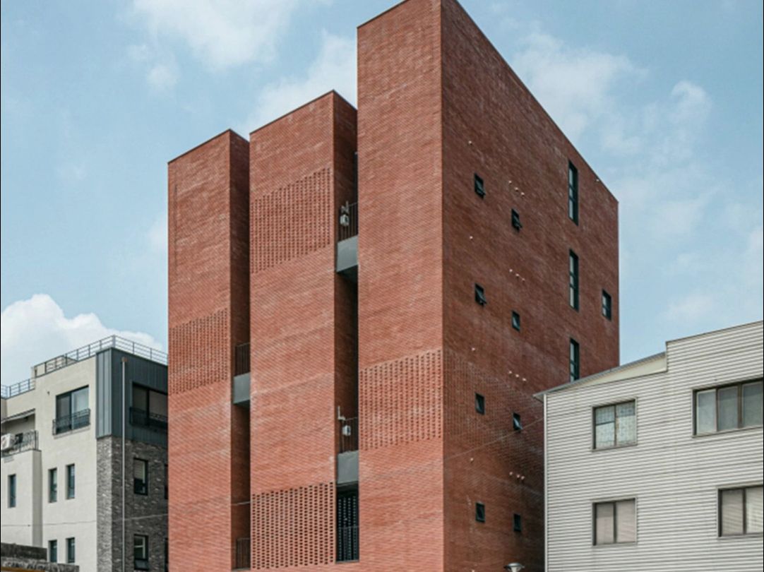 无机装饰砂浆仿灰砖建筑设计