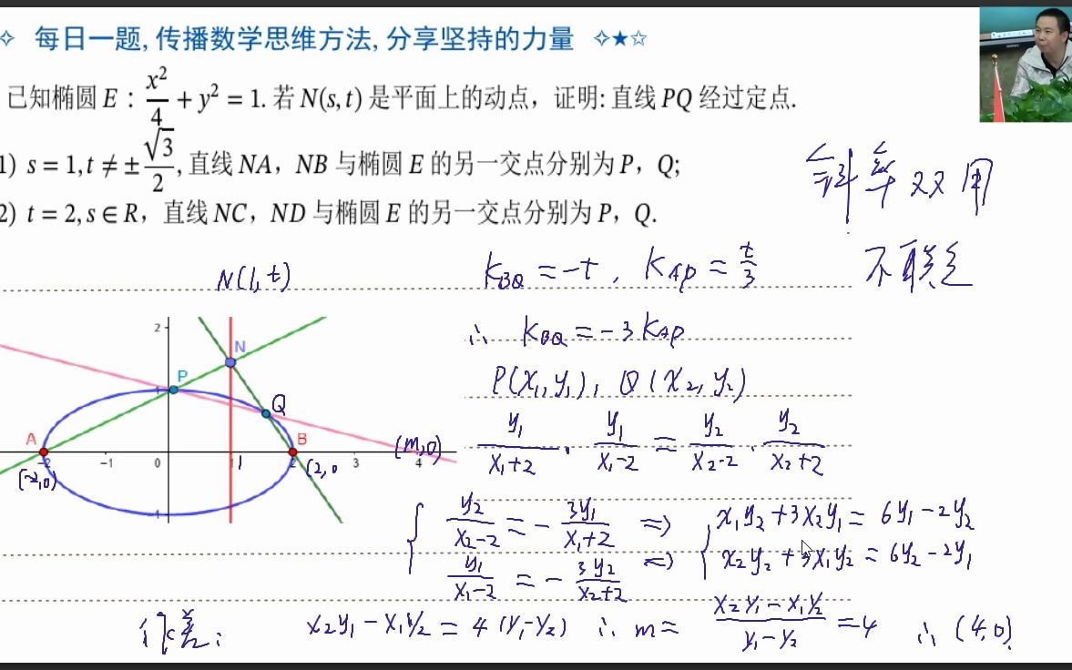 20220613不联立之斜率双用的使用方法-深二模2022方法分析