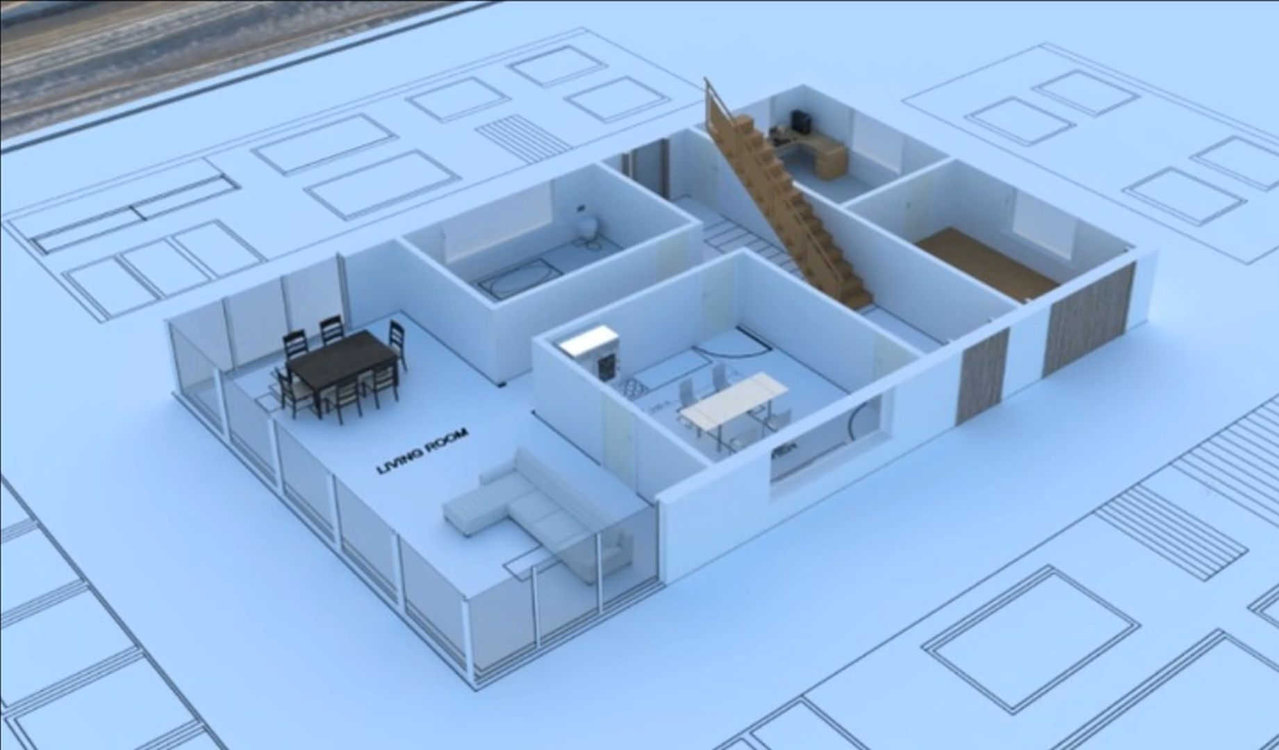 Blender房屋建筑设计3D建模照明动画项目视频教程