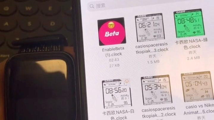 iwatch卡西欧表盘教程