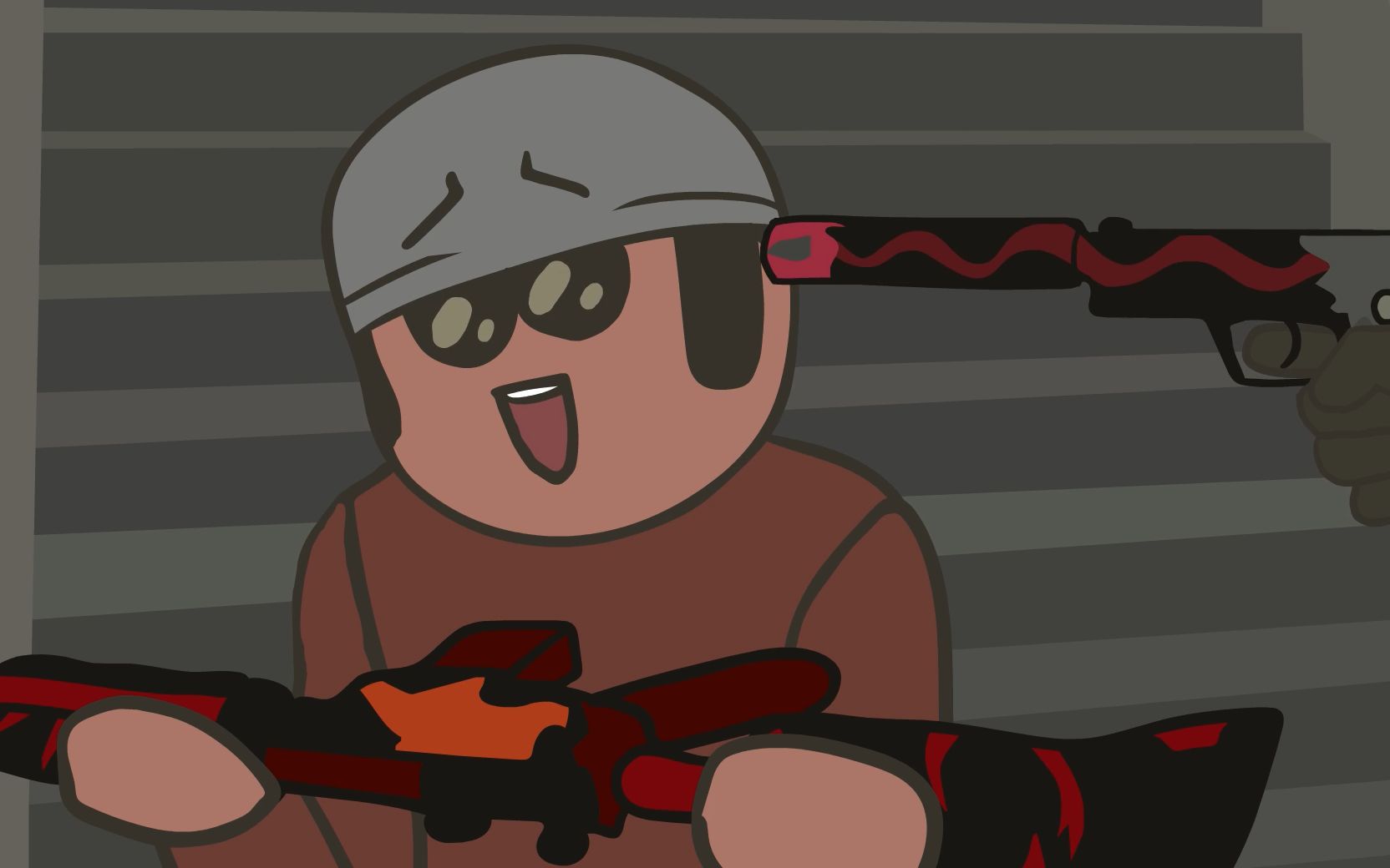 【CSGO卡通版】那些妖艳贱货的皮肤