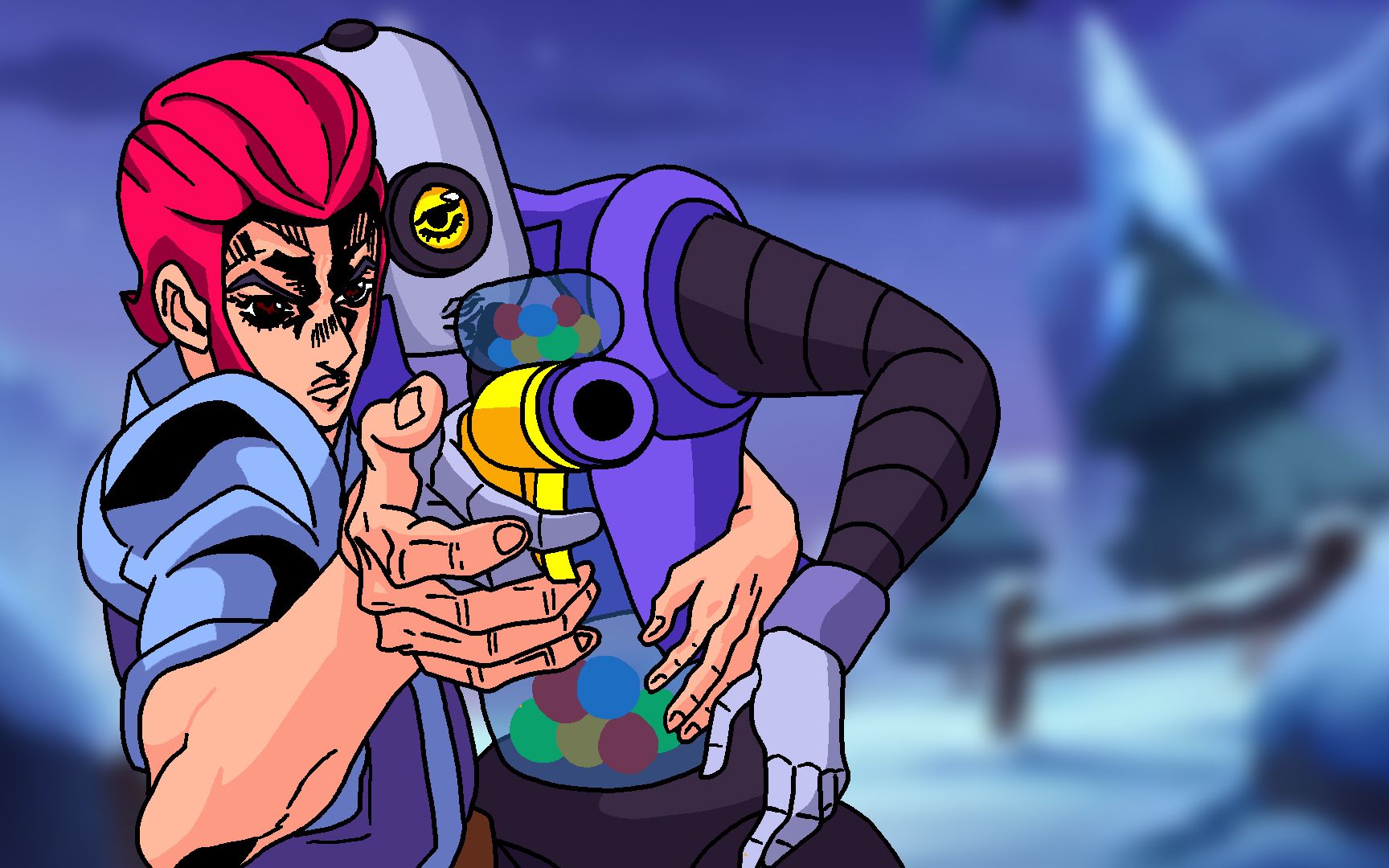 【荒野乱斗 × jojo】射 手 兄 弟 情