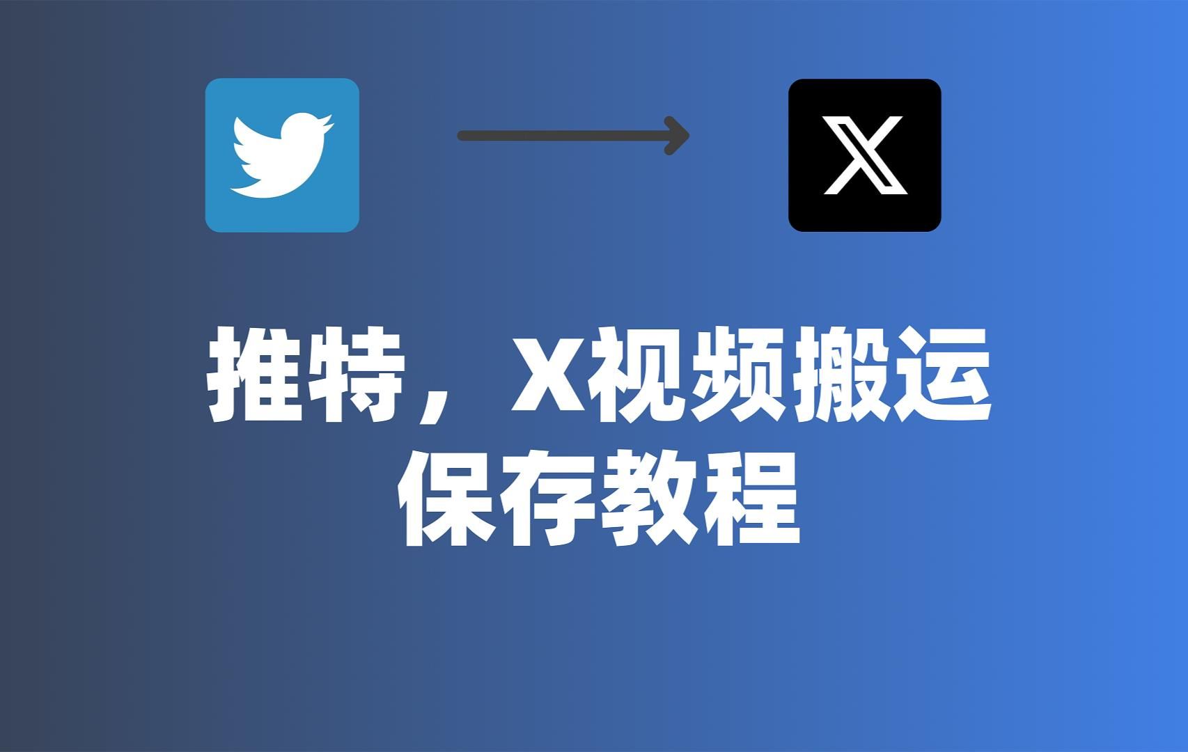 冒死上传!保存推特(Twitter、X)上的视频方法