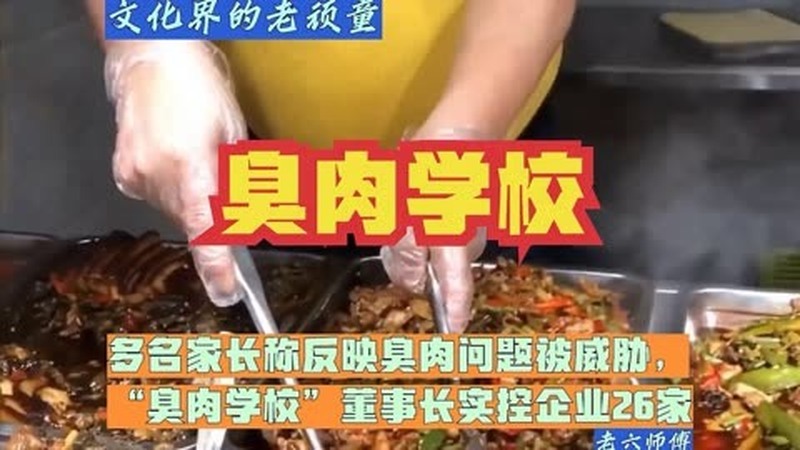 多名家长称反映臭肉问题被威胁,“臭肉学校”董事长实控企业26家