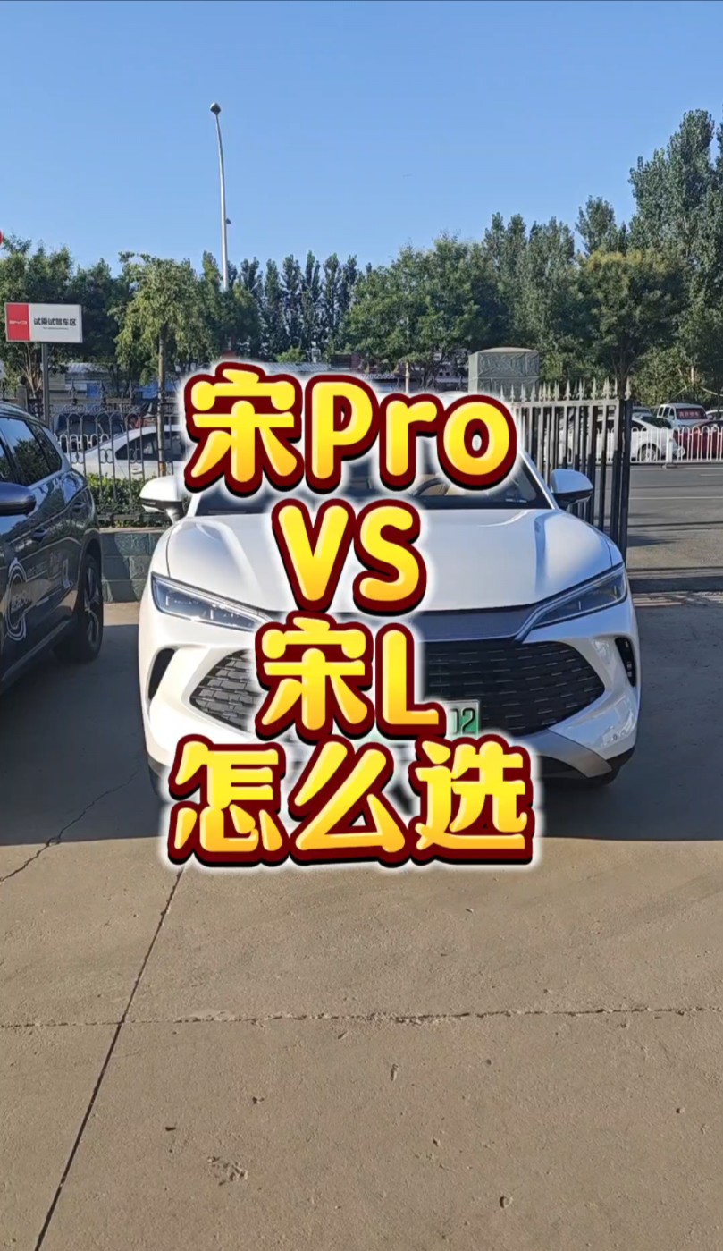 一个视频告诉大家宋Pro和宋L怎么选
