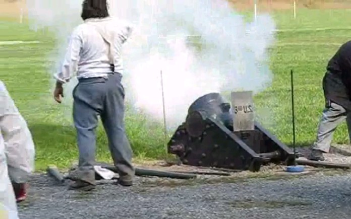 南北战争时期臼炮发射
